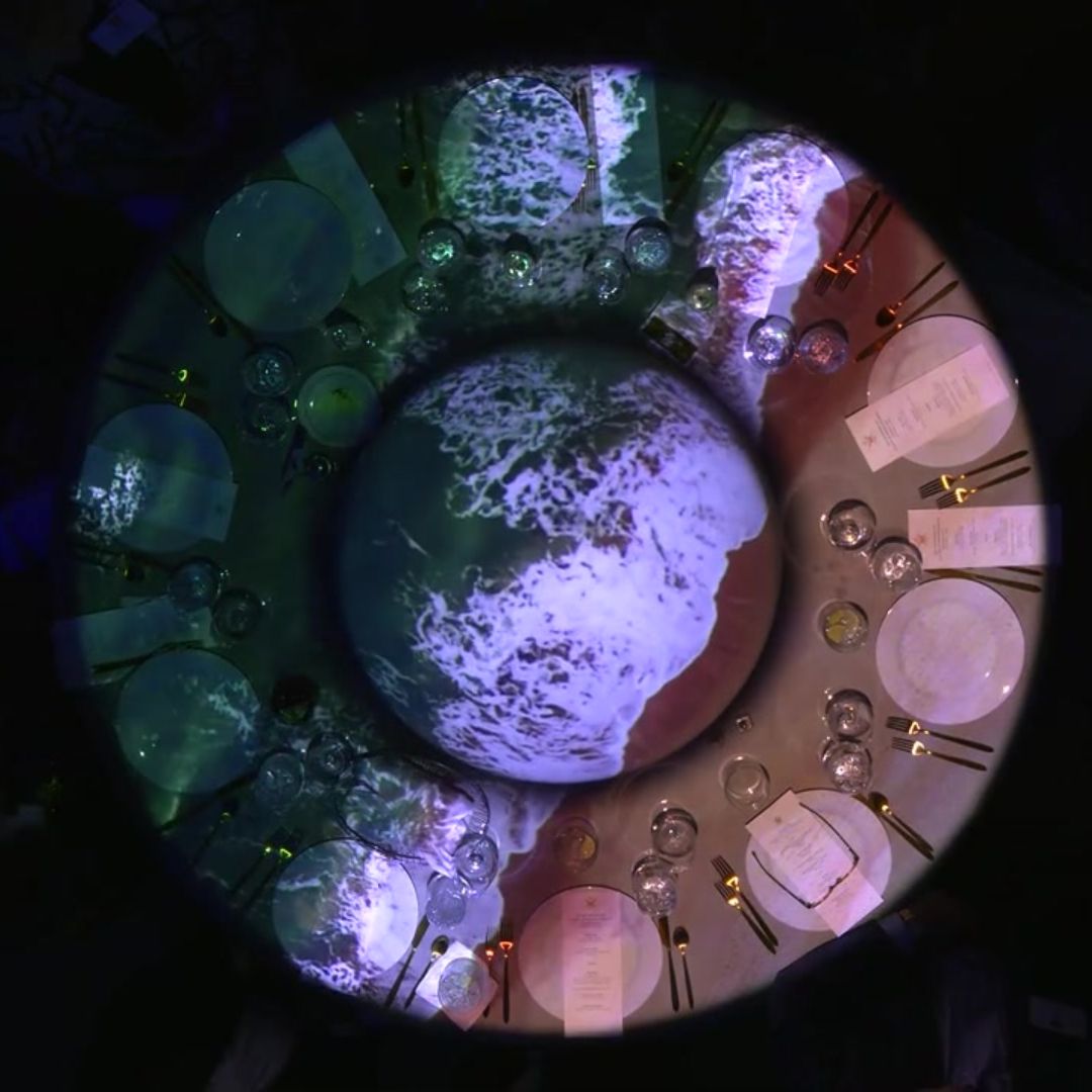 Immersive Dining - Table Projection Mapping for William & Mary